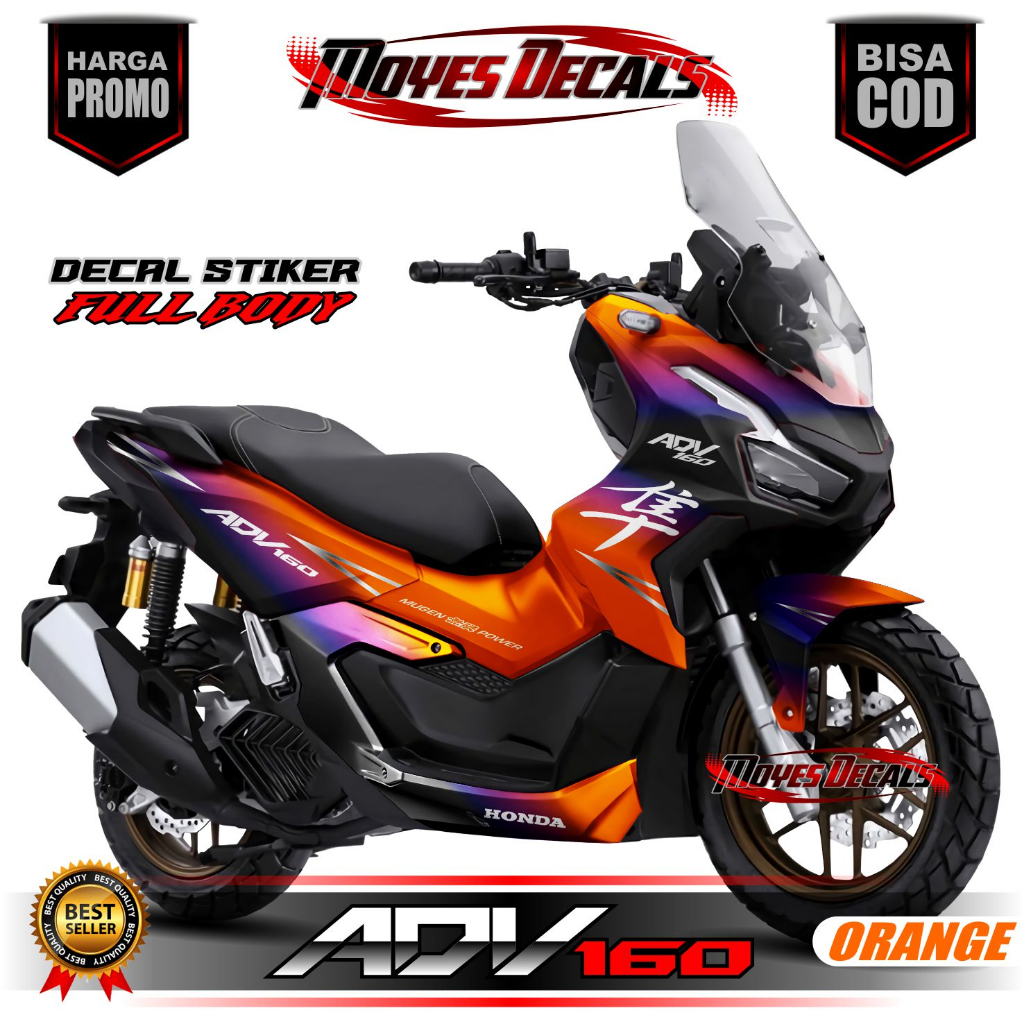 Jual (BISA COD) Decal Variasi ADV 160 2023 Fullbody / Stiker ADV 160 ...