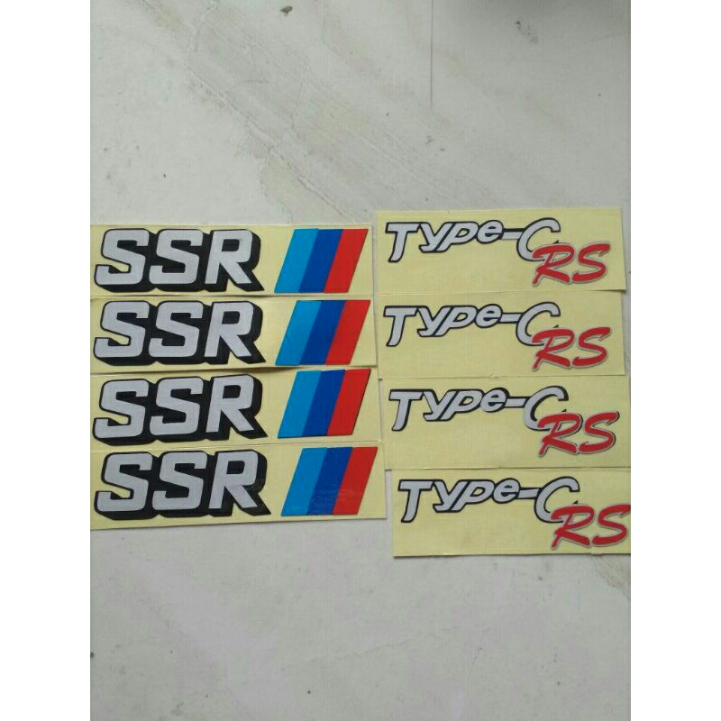 Jual sticker SSR Type-c 1 set | Shopee Indonesia