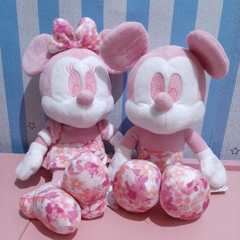 Jual Mickey Mouse dan Minnie Mouse Sakura New Tag | Shopee Indonesia