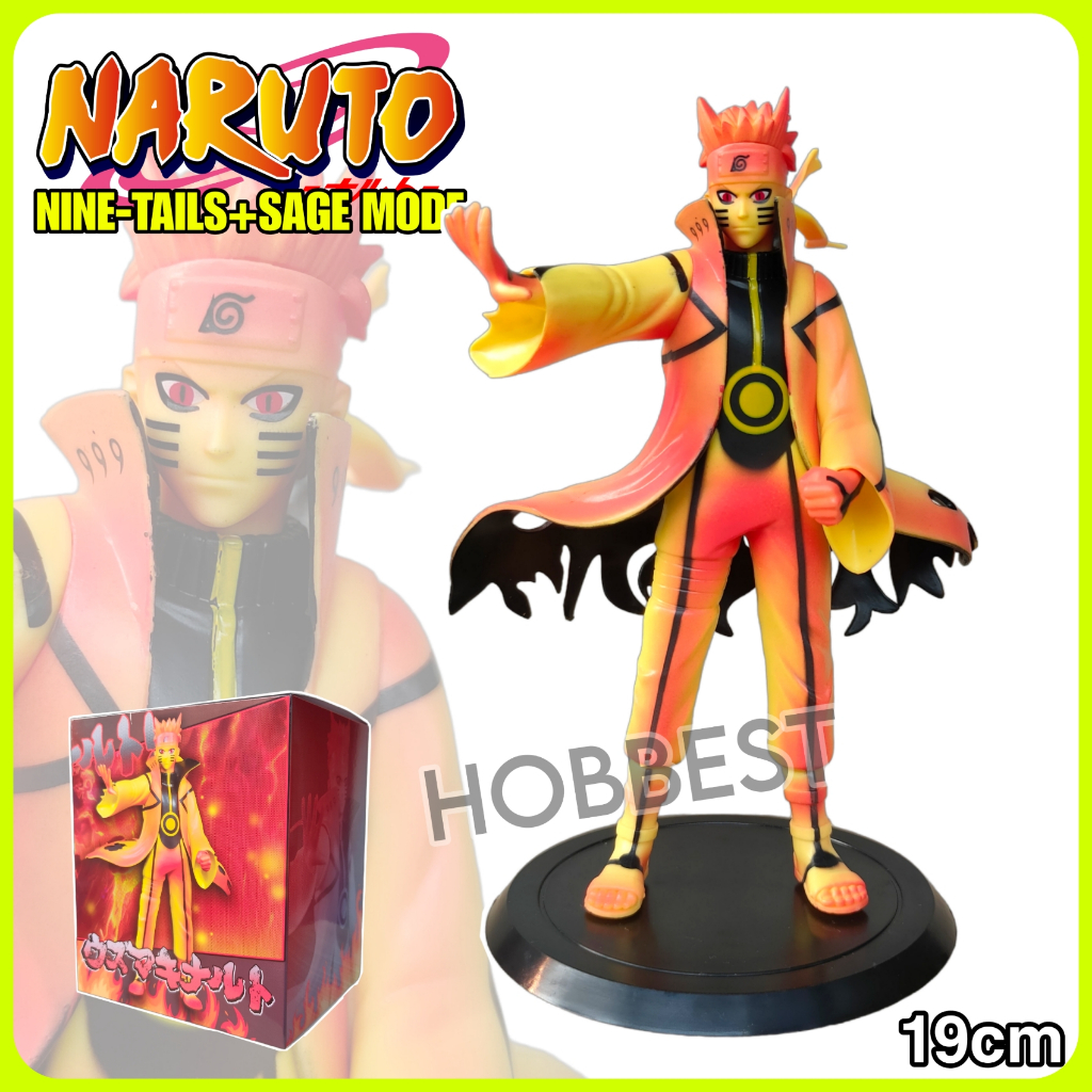Jual NARUTO BIJUU MODE - Action Figure Miniatur Pajangan Nine Tails ...