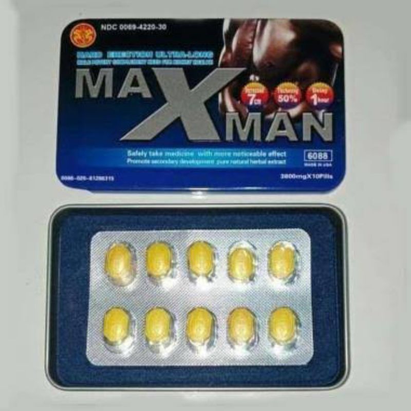 Jual MAXMAN OBAT KUAT STAMINA PRIA ORIGINAL VITALITAS KUAT TAHAN LAMA PATEN ASLI | Shopee Indonesia