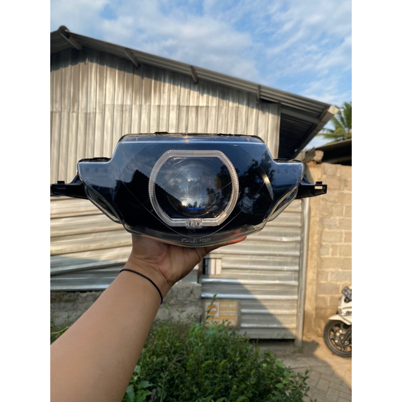 Jual LAMPU DEPAN SUPRA X 125 OLD CUSTOM BILED | BILED SUPRA X 125 OLD ...