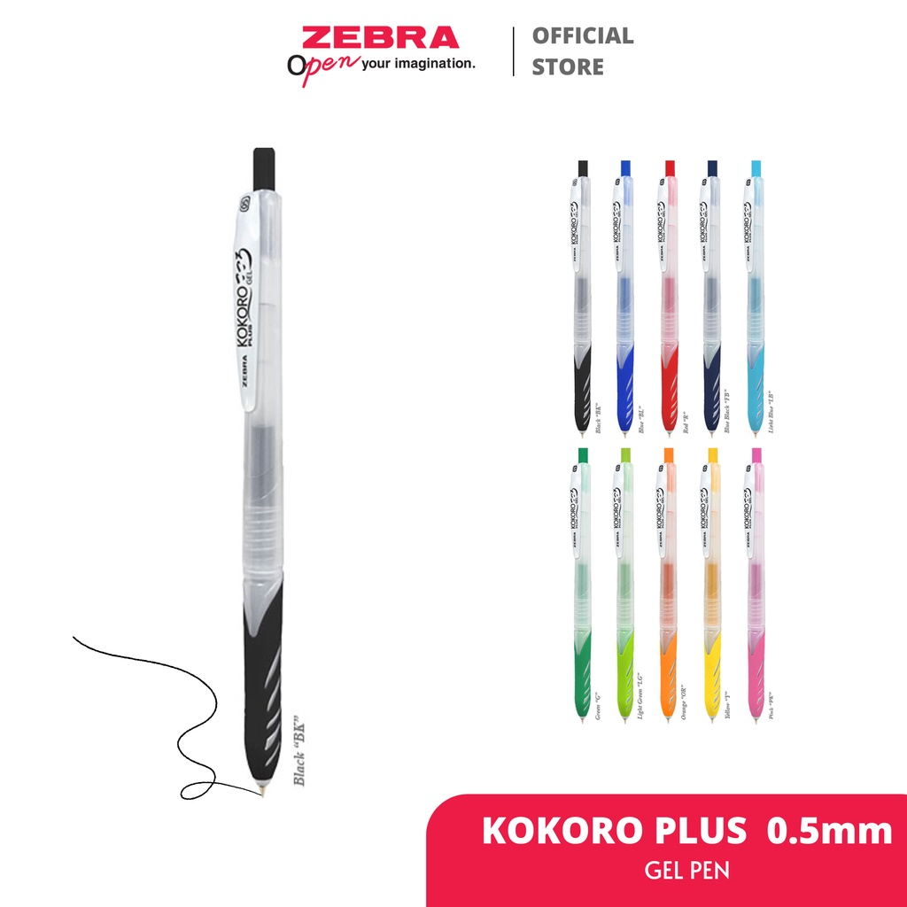 Jual ZEBRA Pulpen Kokoro Plus (0,5mm) | Shopee Indonesia