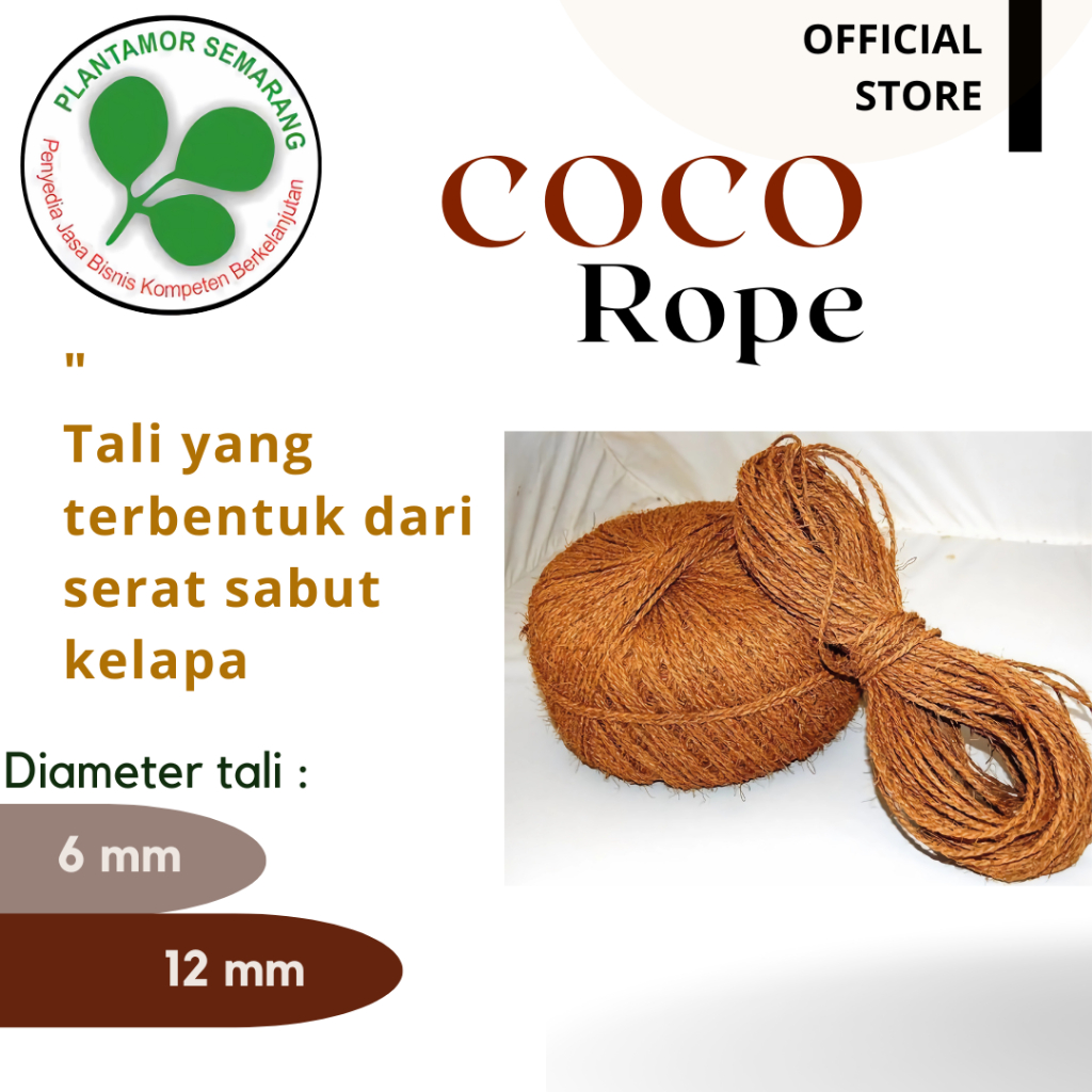 Jual Coco Rope atau Tali Serat Sabut Kelapa atau Produk Turunan Kelapa ...