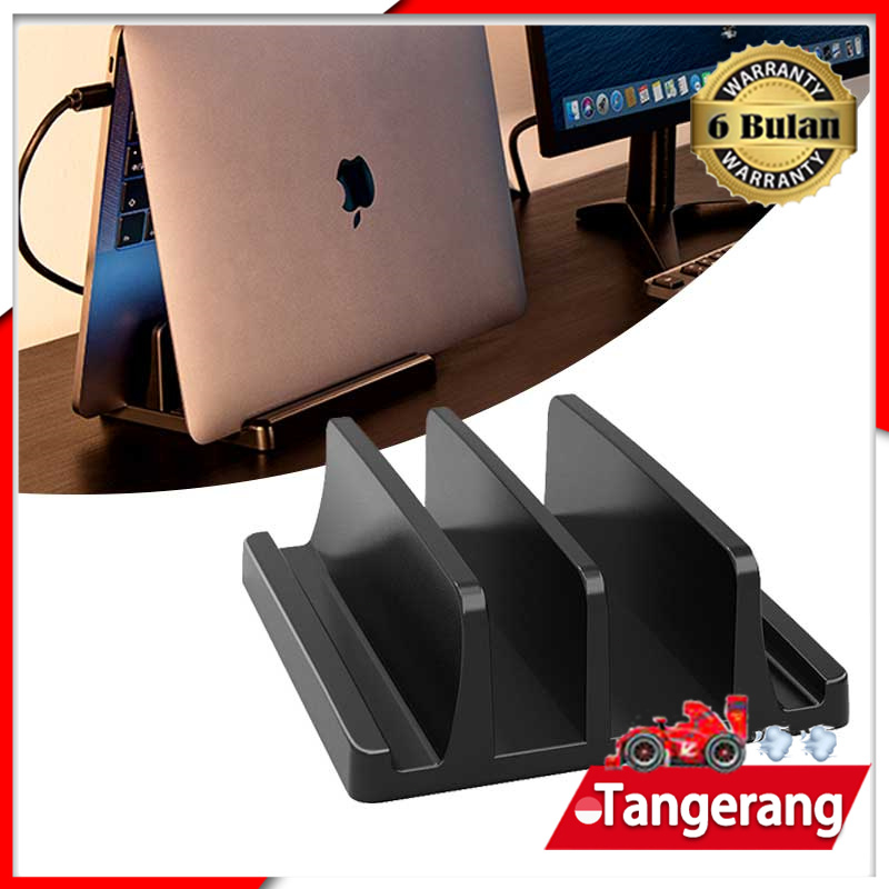 Jual 4in1 Stand Bracket Laptop Vertical Holder 2 Slot Multifungsi ...