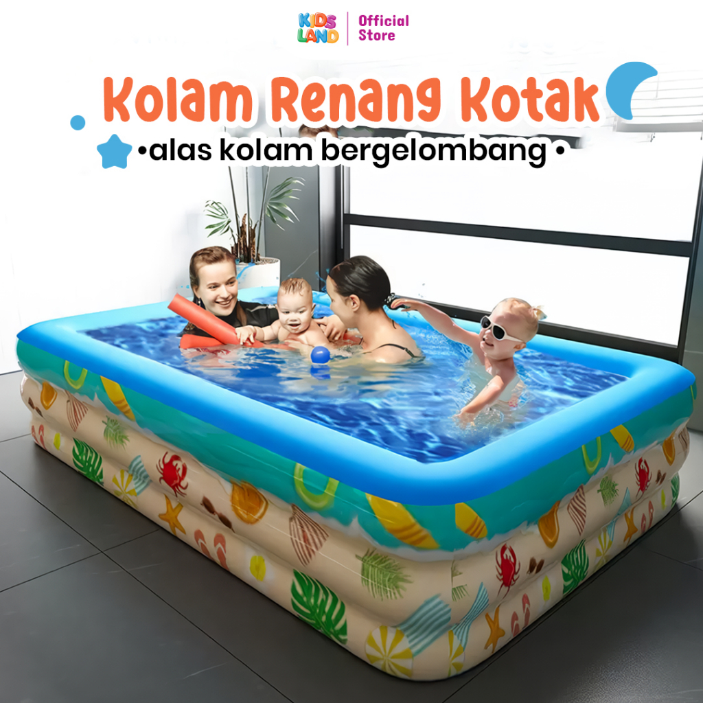 Jual KIDS LAND Kolam Renang Jumbo Kolam Mandi Anak Alas Bergelembung ...