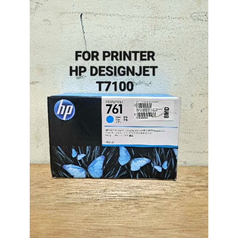 Jual Tinta plotter hp designjet 761 cyan original (400ml) | Shopee ...