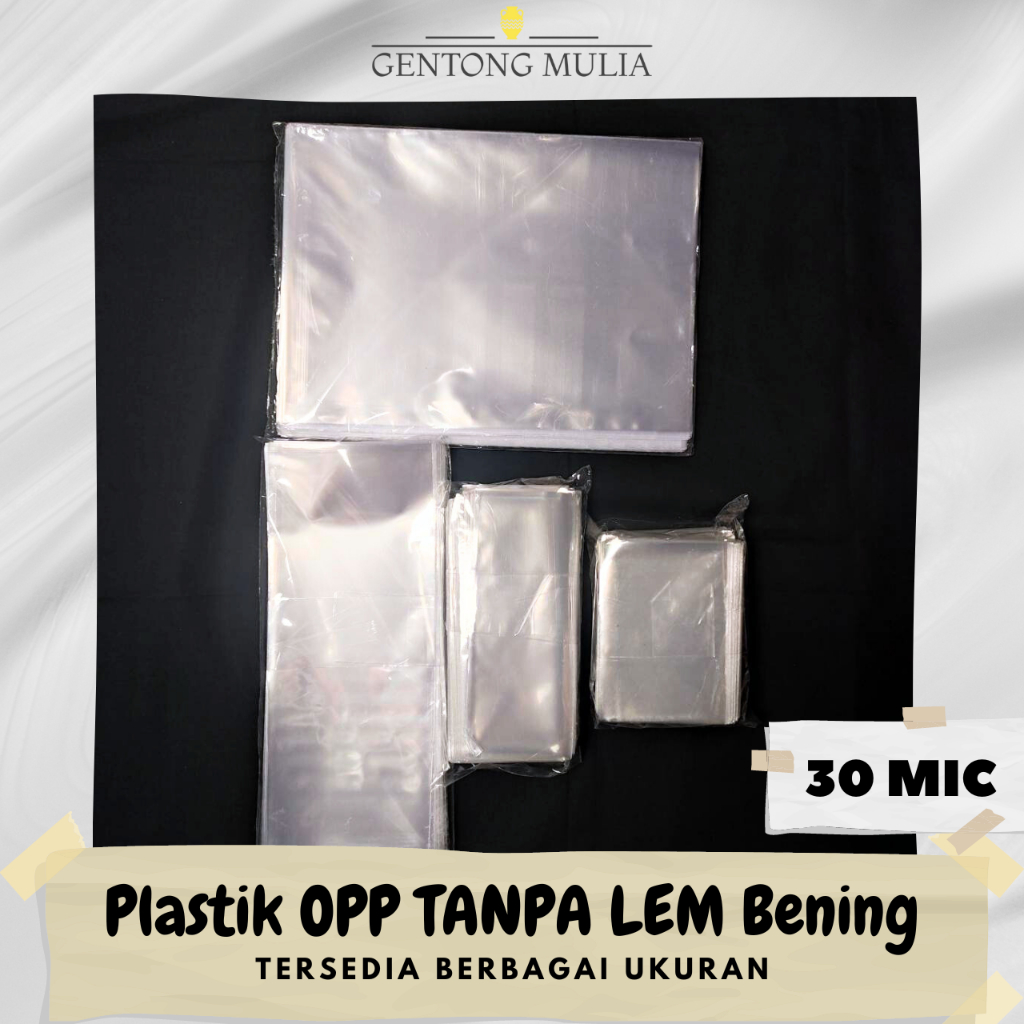 Jual PLASTIK OPP TANPA LEM/SEAL BERBAGAI UKURAN UNTUK PEMBUNGKUS ...
