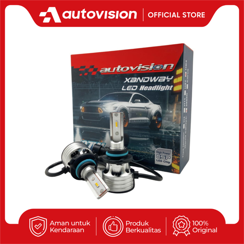 Jual Foglamp/Lampu Kabut LED Autovision Xandway HB4 12V 27 Watt ...