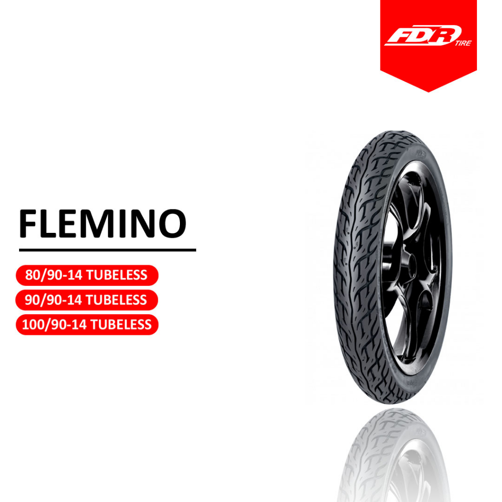 Jual FDR Tubeless FLEMINO TL Ring 14 - Ban Motor Scooter Matic | Shopee ...