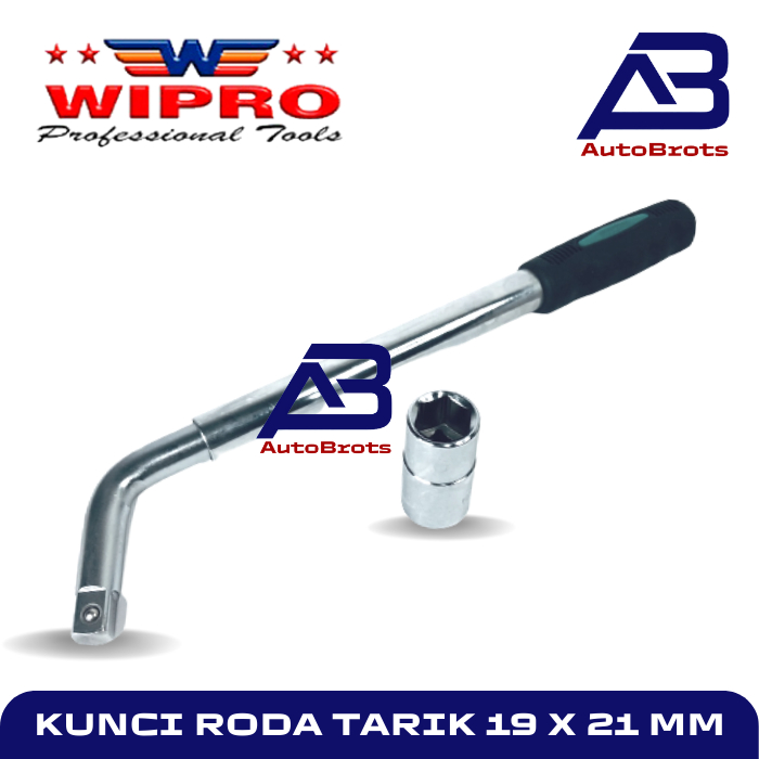 Jual WIPRO Kunci Roda Tarik 19 x 21mm / Wheel Master Wrench CR-V Socket ...