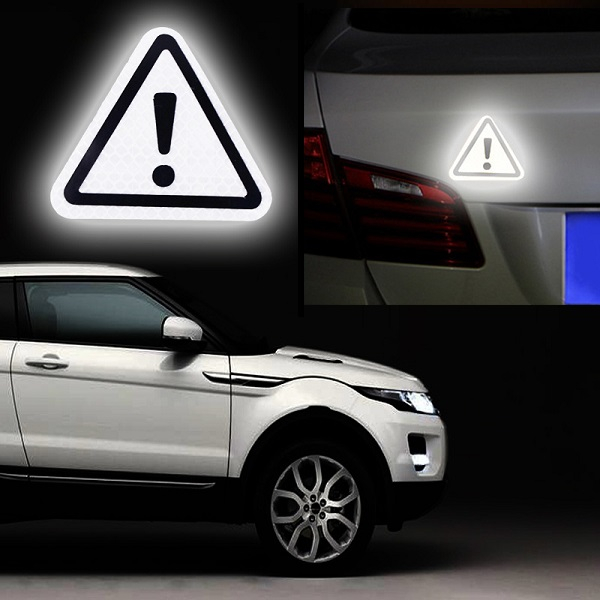 Jual Stiker Mobil Warning Sign Reflektif Memantulkan Cahaya | Shopee ...