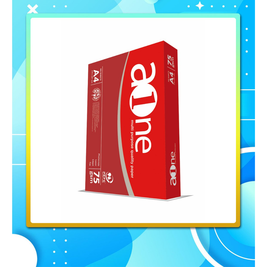 Jual Kertas A4 aOne 75 gsm / Kertas HVS 75 gsm / Multipurpose Copy ...