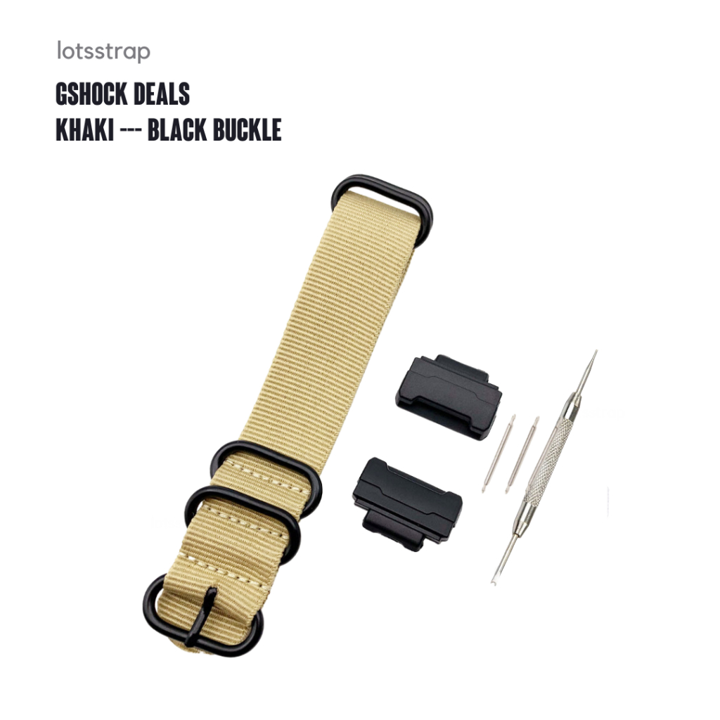 Jual Tali Jam Casio Gshock G-Shock Nylon Nato Zulu Strap Free Adapter ...