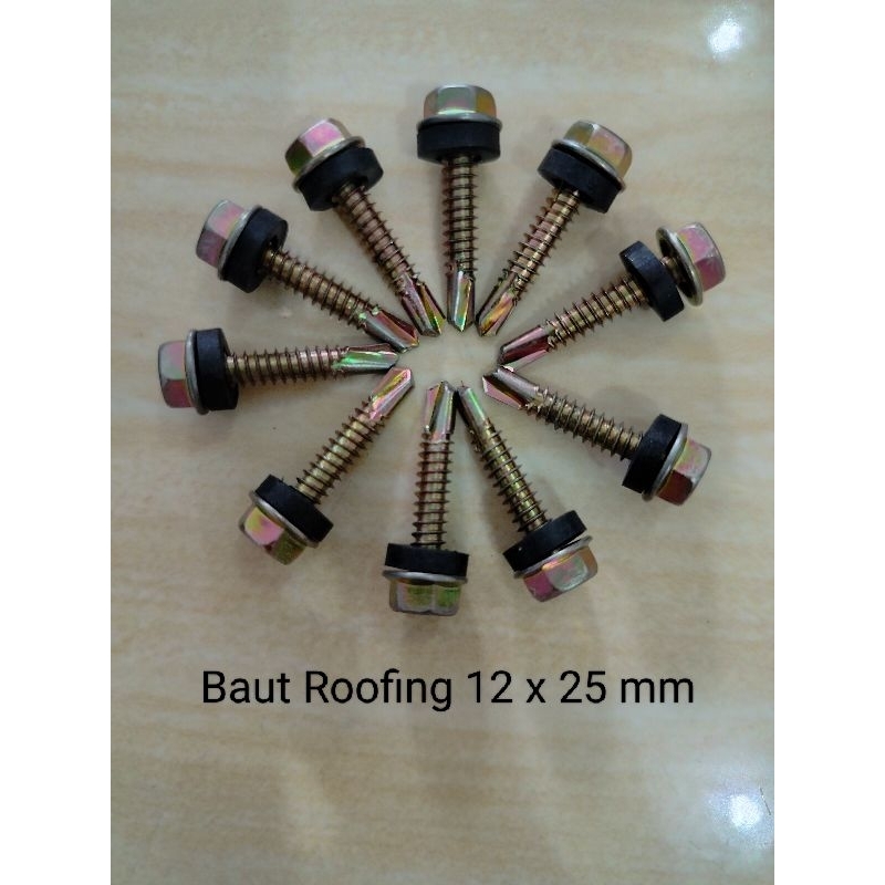 Jual Baut Roofing Baut SDS 12 x 25 mm ("1") Eceran | Shopee Indonesia