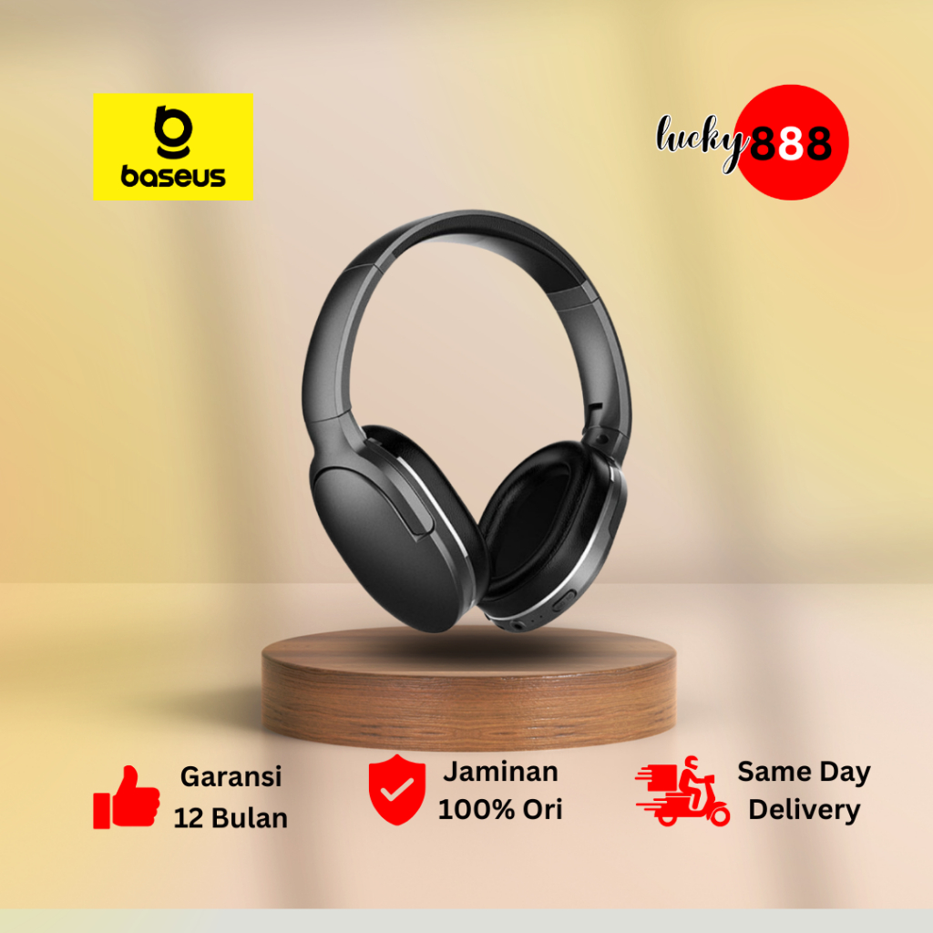 Jual Baseus D02 Pro Foldable Headphone Bluetooth Wireless/Wired V5.0 ...