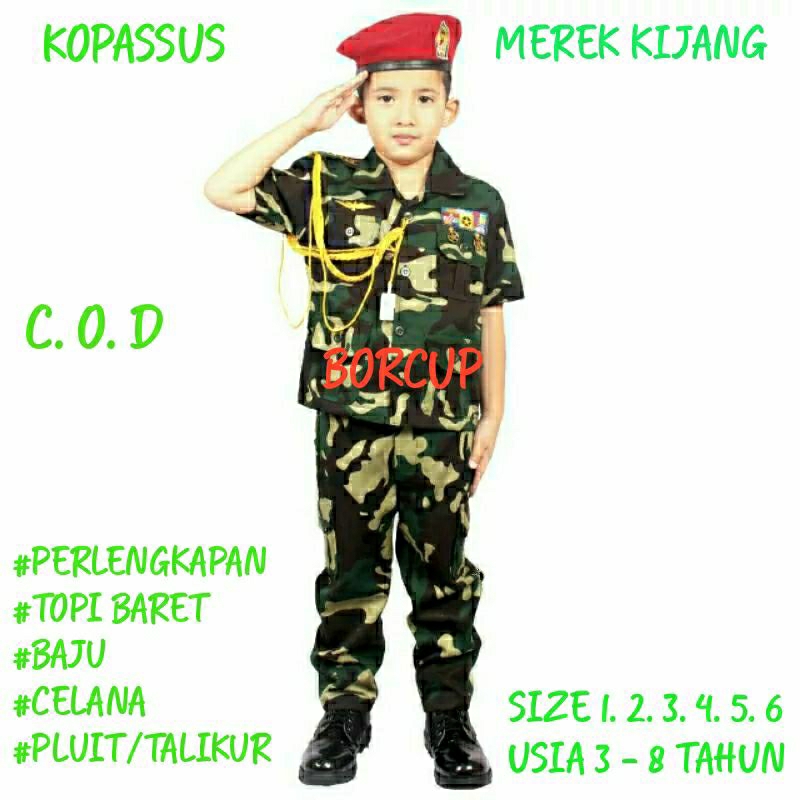 Jual BAJU KOPASSUS/ BARET MERAH ( KIJANG ) | Shopee Indonesia Jual BAJU KOPASSUS/ BARET MERAH ( KIJANG ) | Shopee Indonesia