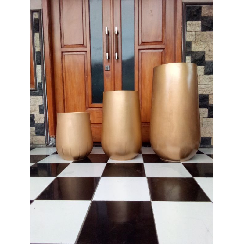 Jual pot gentong dekorasi bahan spon karet ukuran tinggi 60 cm warna ...