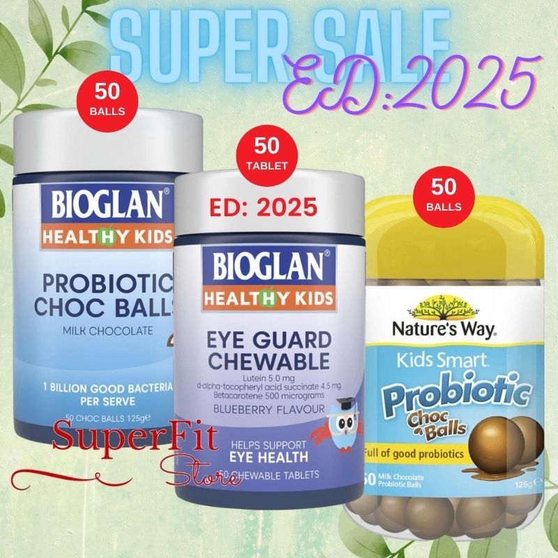 Jual Bioglan Probiotic Choc Balls / Bioglan Kids Eye Guard Chewable ...