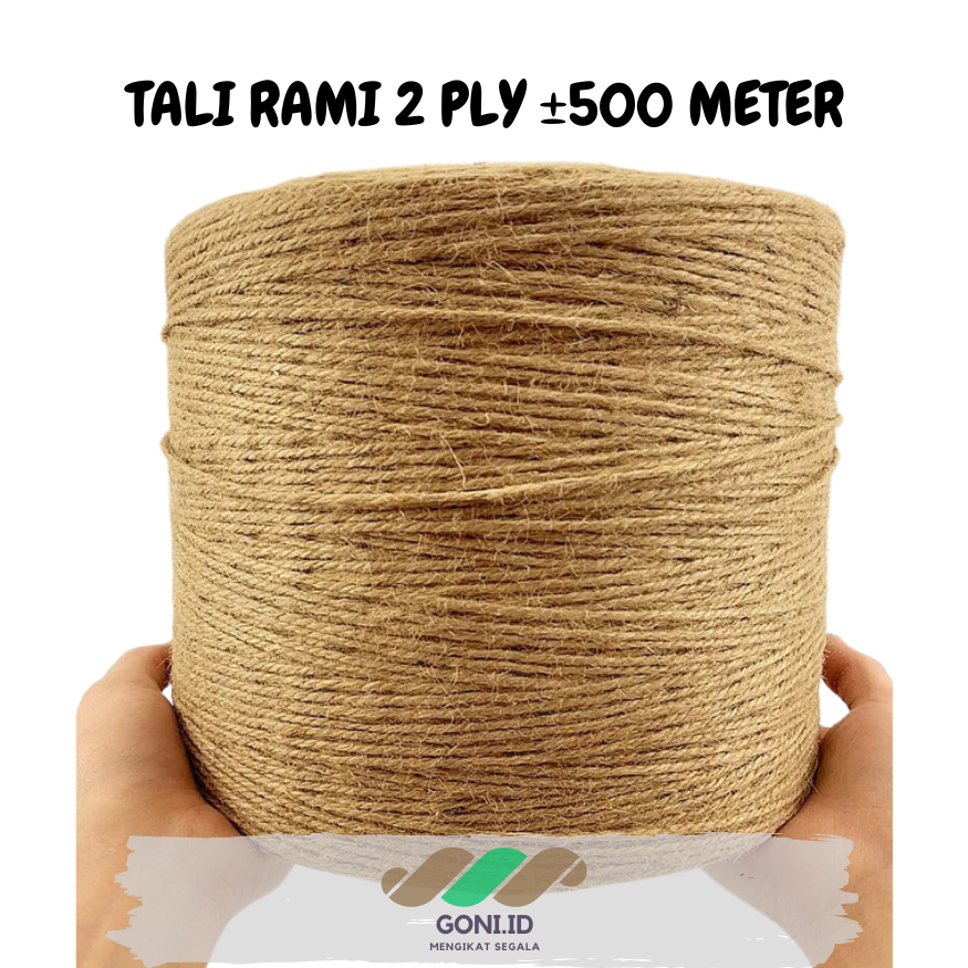 Jual Tali Goni/ Rami 2 PLY ±500 Meter | Shopee Indonesia