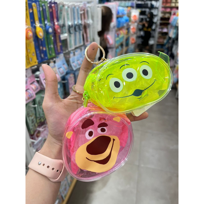 Jual COIN PURSE KEYCHAIN LOTSO MINISO TRANSPARENT 2in1 ALIEN TOY STORY ...