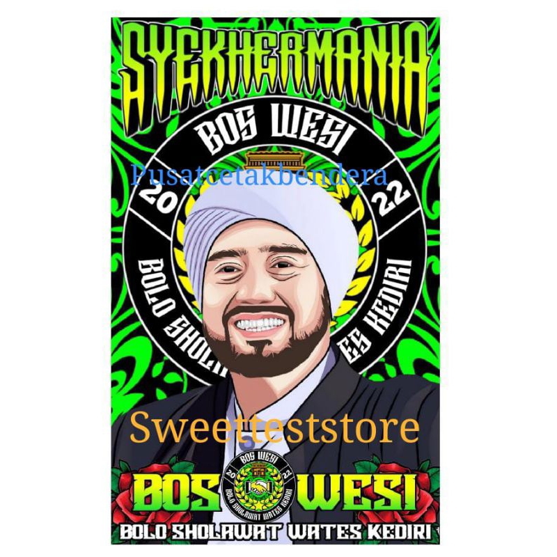 Jual TERMURAH !! DESAIN TERBARU SYEKHERMANIA, BENDERA MAFIA SHOLAWAT ...