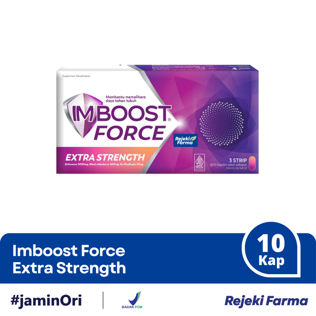 Jual Imboost Force ES / Extra Strength 1 Strip isi 10 Kaplet - Imbost ...