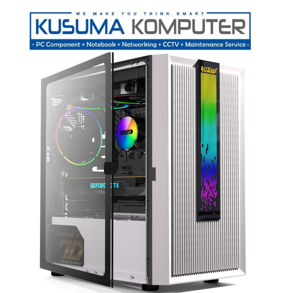 Jual PCCOOLER PLATINUM LM200 White MESH RGB Casing PC COOLER | Shopee ...