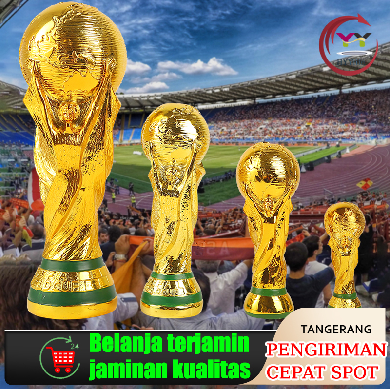 Jual Replika Piala Dunia 2022 Qatar football match Piala Juara Hercules ...