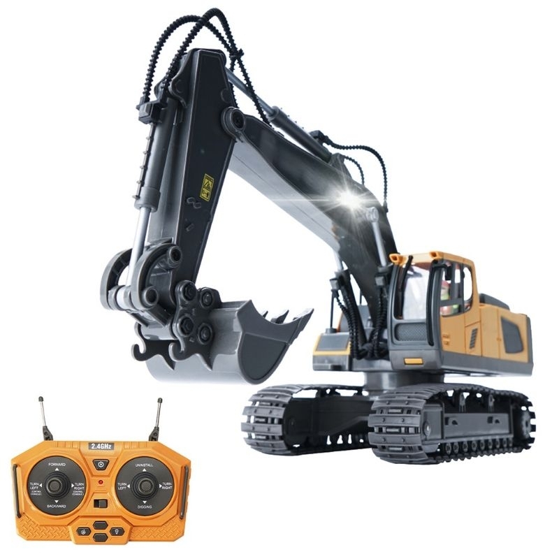 Jual Mainan Remote control Beko excavator 11 Chanel bucket dari besi ...