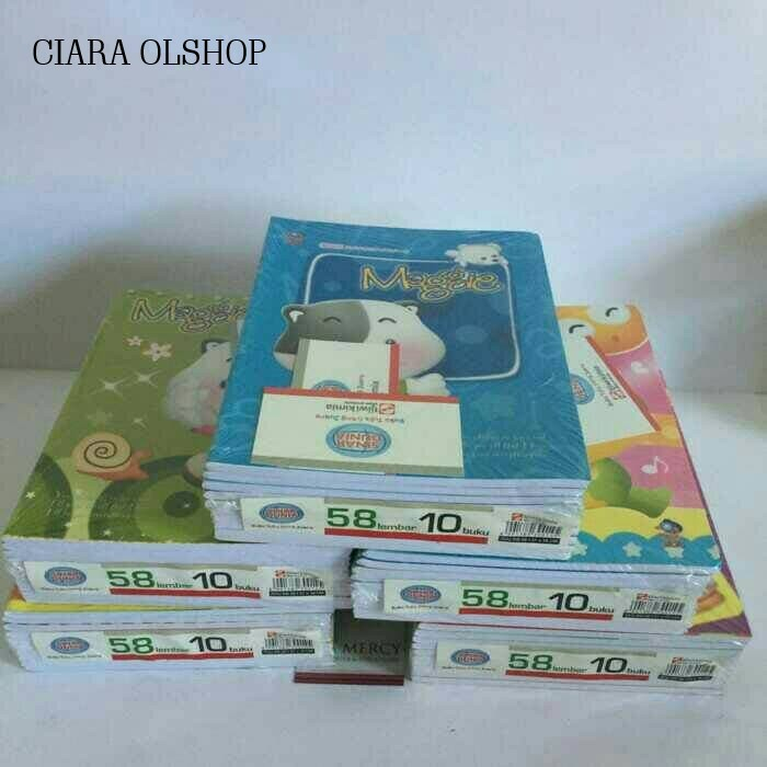 Jual Buku Tulis SIDU 58 lembar ( 1 pack isi 10 pcs buku) | Shopee Indonesia
