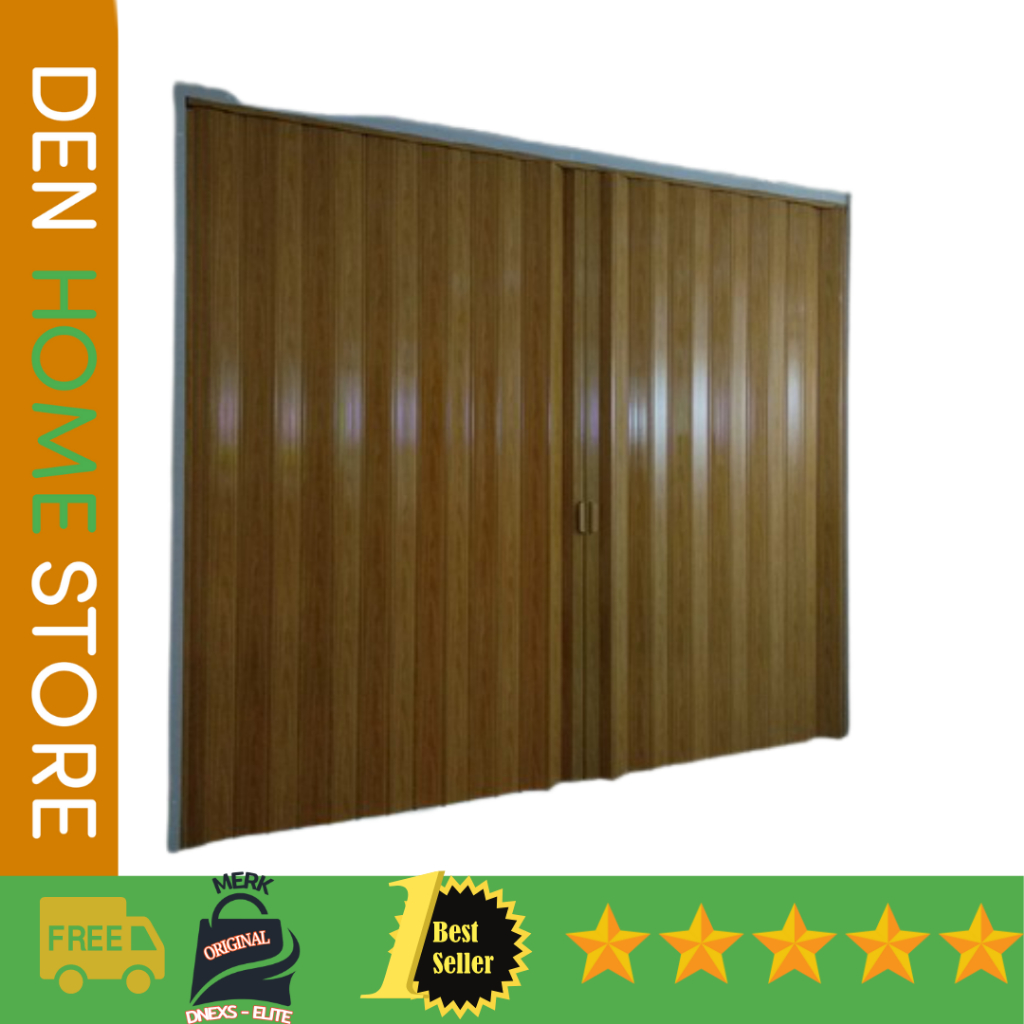 Jual pintu lipat/pvc folding door berkualitas hemat ruangan sekat ...