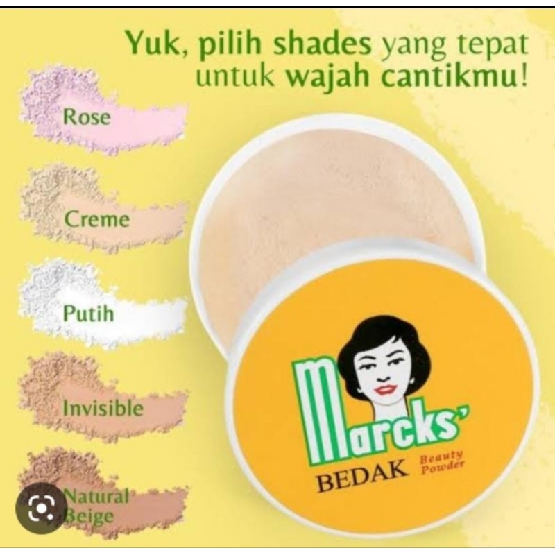 Jual Bedak Marcks tabur 40gr ORIGINAL | Shopee Indonesia