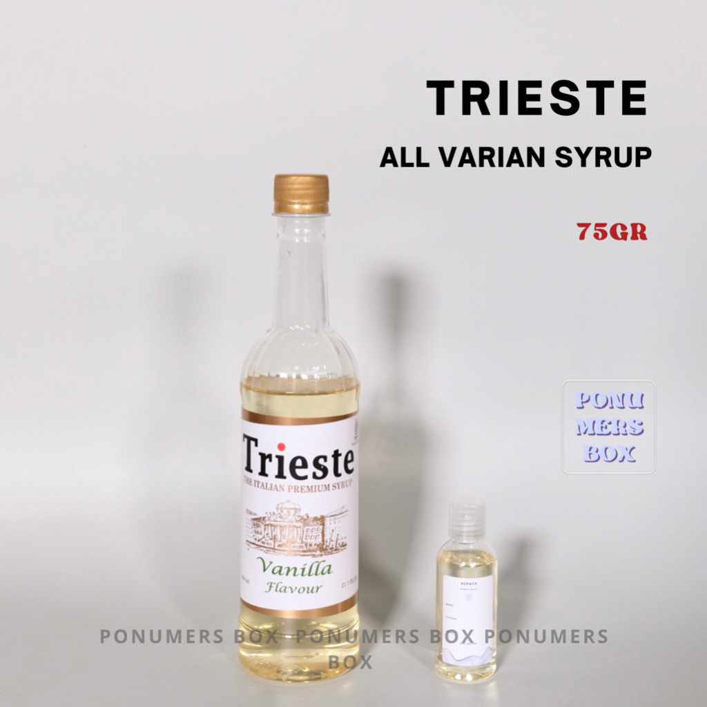 Jual Trieste All Varian Syrup Repack [75] g | Shopee Indonesia
