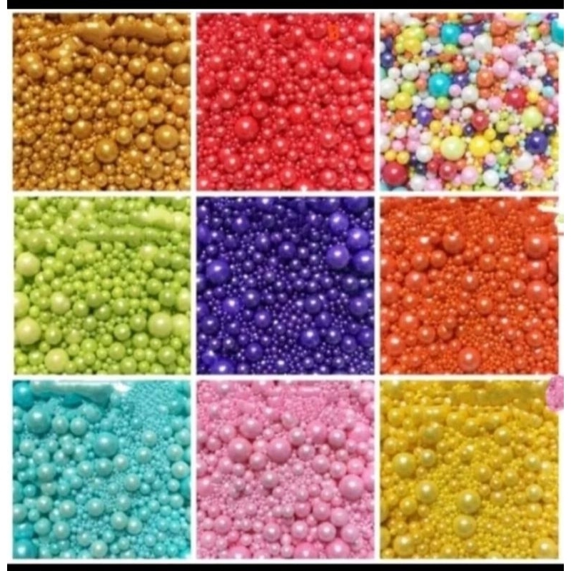 Jual 500gr Sprinkle Mix Size, Sprinkle Ukuran Campur, Trimit Kue Warna ...