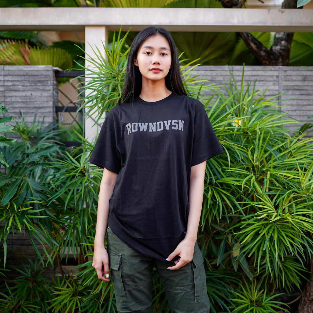 Jual Rown Division Official T-Shirt - Rowndvsn Kaos Seville Black Grey ...