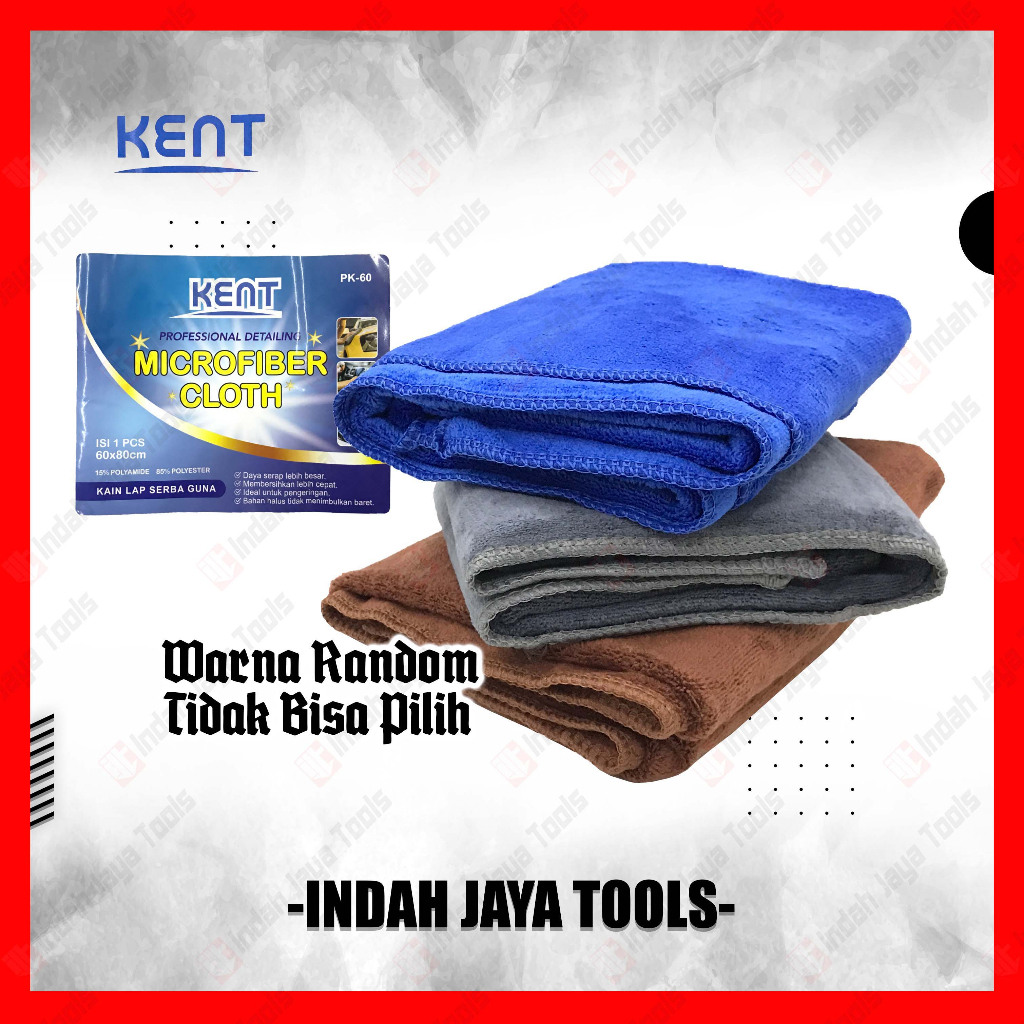 Jual KENT PK-60 Microfiber Cloth - Kain Lap Serbaguna Cleaning Detailing | Shopee Indonesia