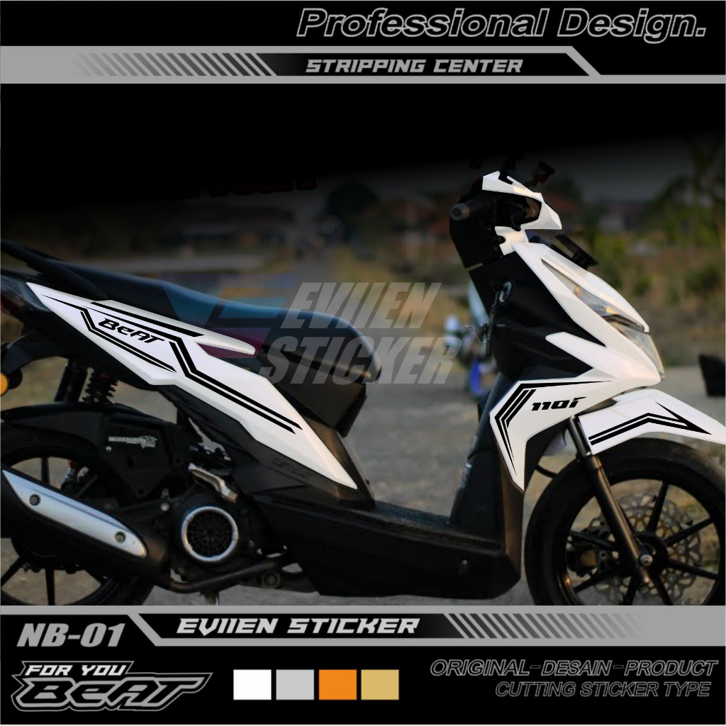 Jual STICKER STRIPING MOTOR BEAT ESP TAHUN 2017 2018 2019 STRIPING ...