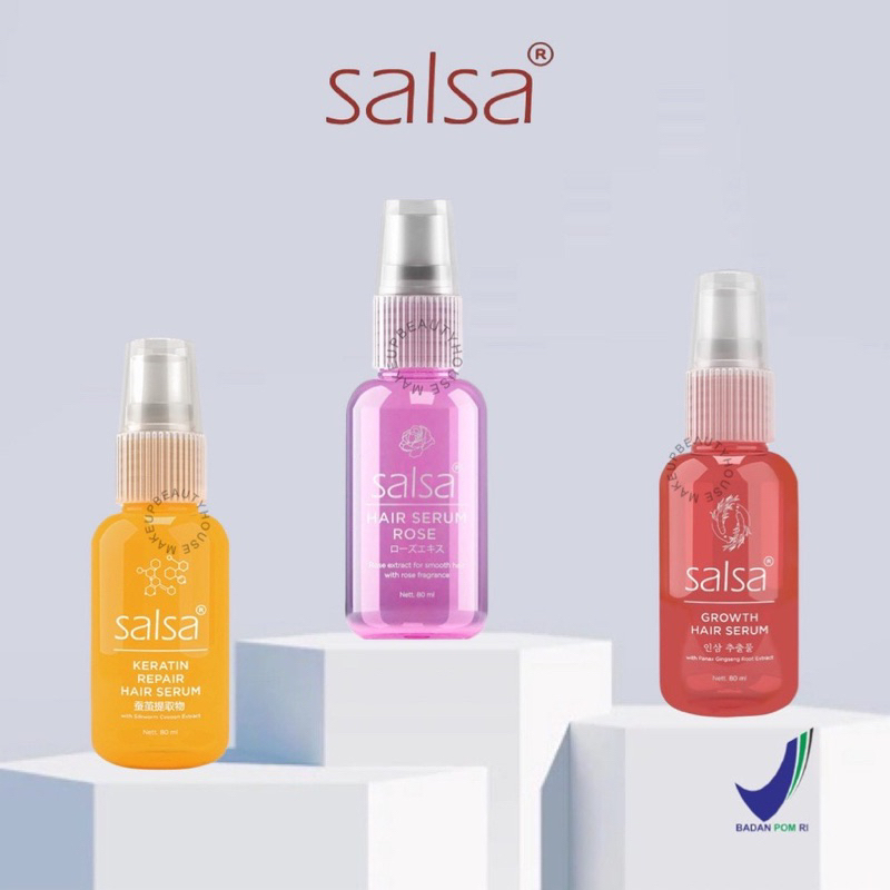 Jual SALSA Hair Serum 80ml/Spray Perawatan Rambut Keratin & Growth ...