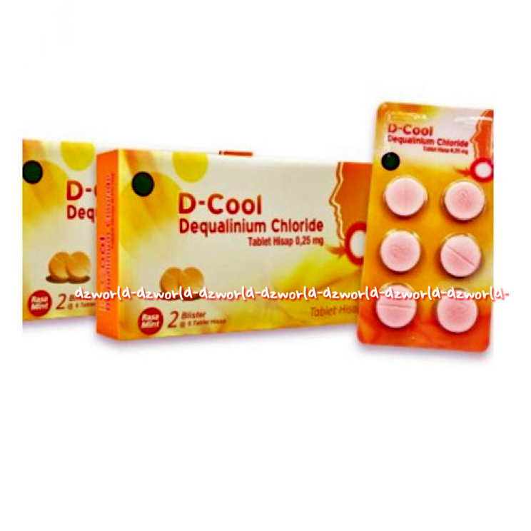 Jual D-Cool Dequalinium Chloride 2blister Tablet Hisap Radang Pelega ...