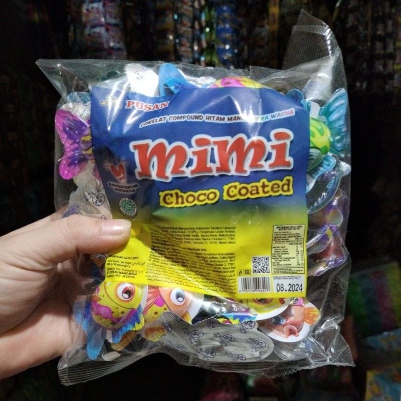 Jual Mimi ikan/choco coated/compound warna warni isi 45pics | Shopee ...
