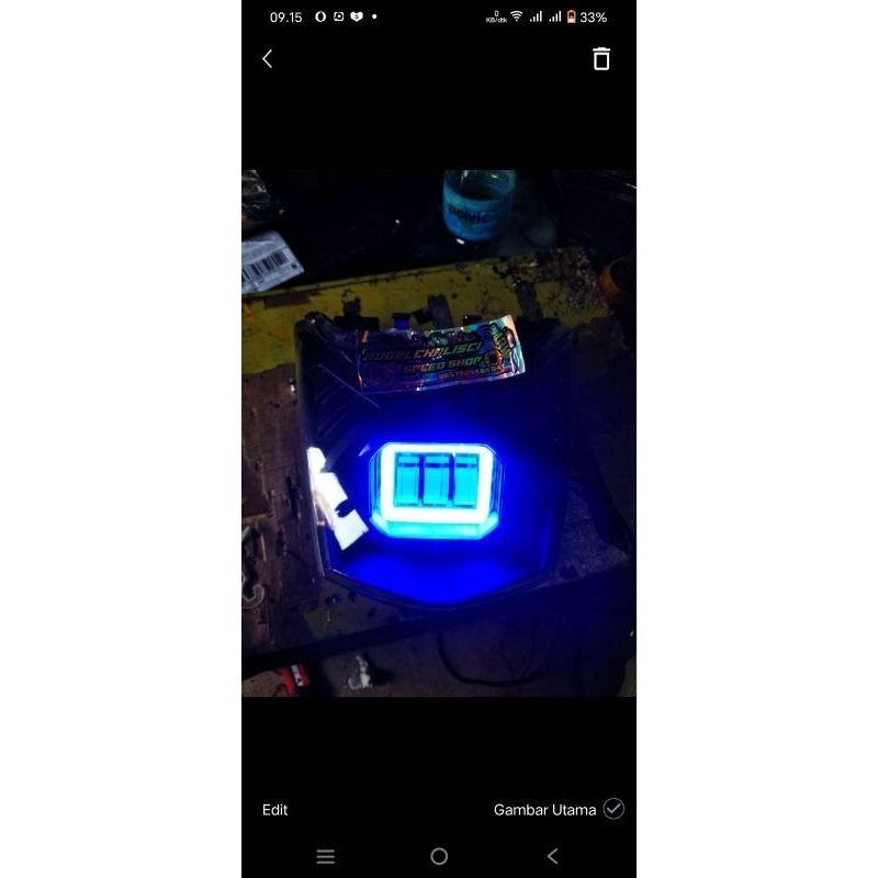 Jual Reflektor mika lampu depan Honda beat Fi F1 th 2013-2016 model ...