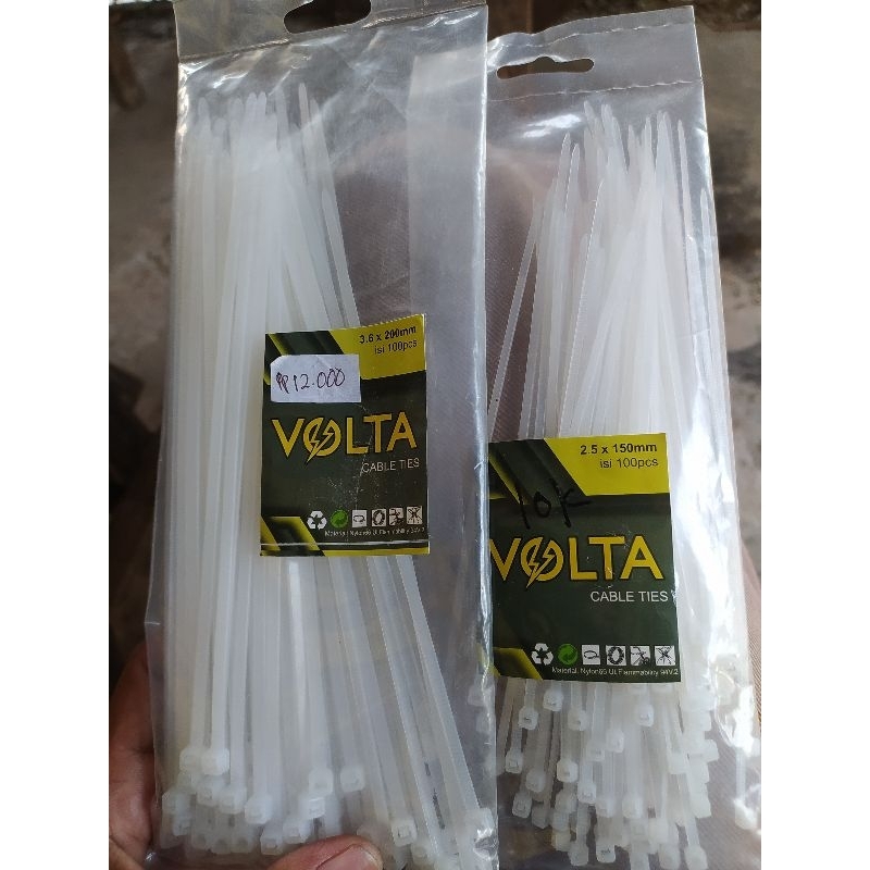 Jual kabel ties/kabel tis/cable tis putih 15cm, 20cm | Shopee Indonesia