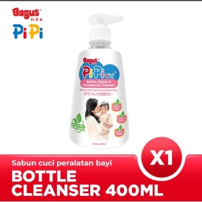 Jual Bagus Pipi Sabun Pencuci Botol & Perabotan Bayi Botol 400ml ...