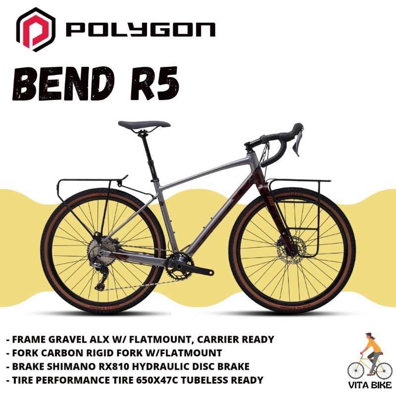 Jual Sepeda Urban Gravel Polygon Bend R5 | Shopee Indonesia