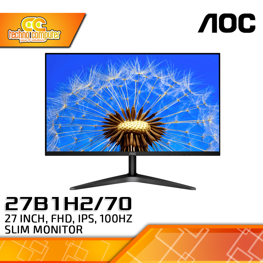 Jual MONITOR AOC 27B1H2/70 Slim Monitor - 27 inch, FHD (1920 x 1080 ...