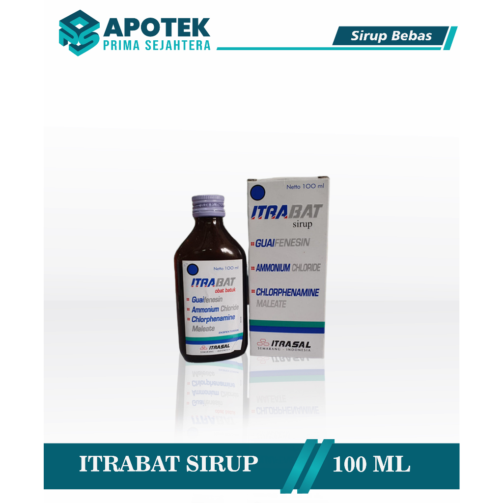 Jual ITRABAT Syrup / Obat Batuk / Batuk Pilek / Obat Flu / Berdahak ...