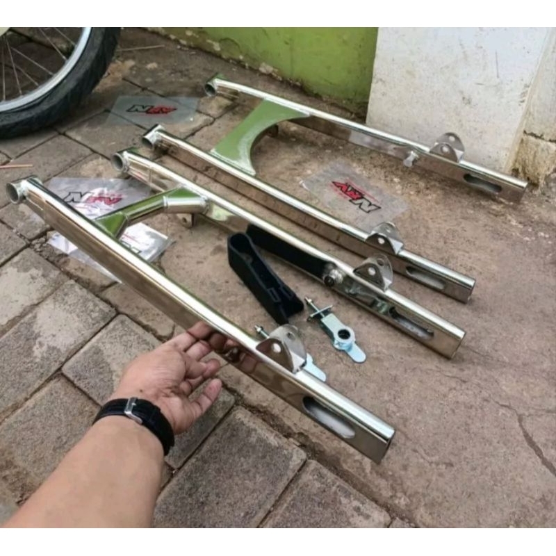 Jual AREM W175 TIGER / AREM W175 POLOS PNP HONDA TIGER BAHAN CHROME ...