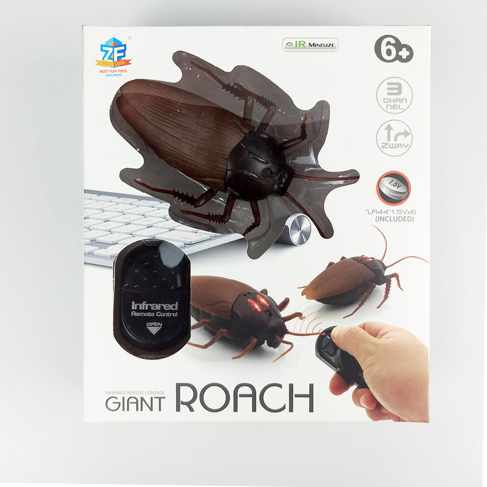 Jual Kecoa Remote Control Prank Kecoak Hewan Kaget Lucu Remot Kontrol ...