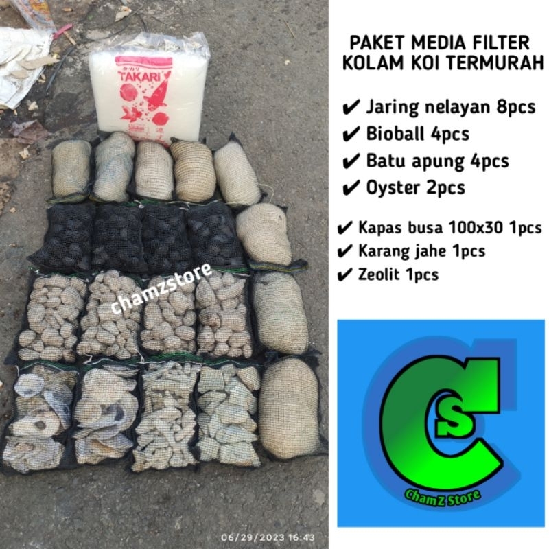 Jual paket media filter kolam koi siap pakai / media filter kolam koi ...